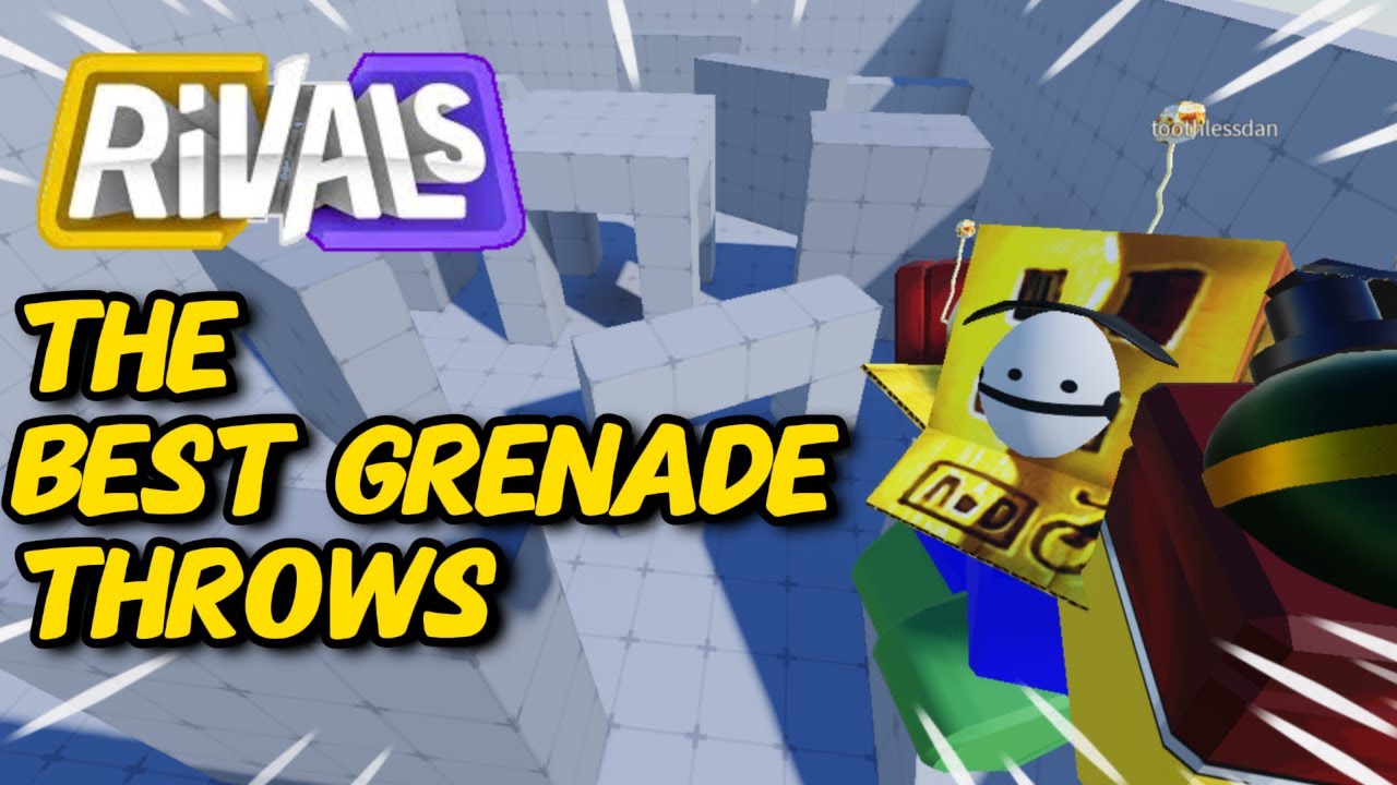 THE BEST GRENADE THROWS ( RIVALS ) - YouTube
