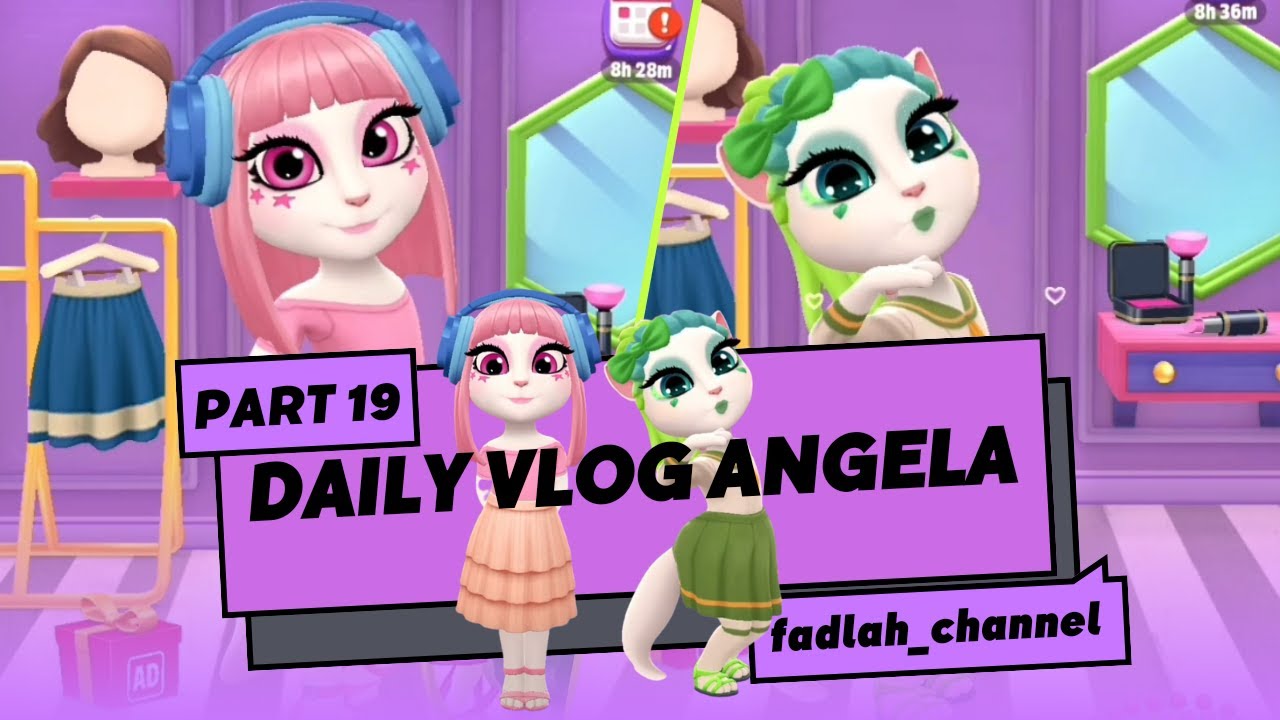 my talking angela 2 new year update game play | DAILY VLOG ANGELA PART ...