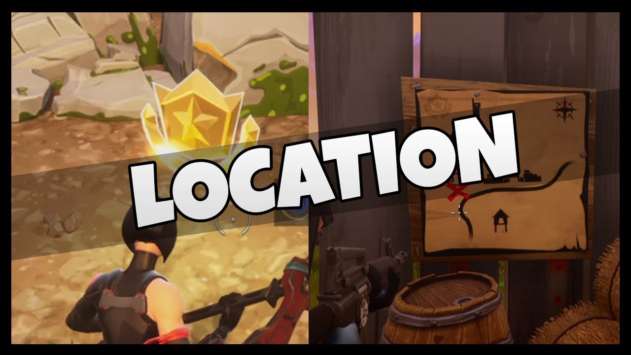 Fortnite: Anarchy Acres Treasure Map Location Guide - YouTube