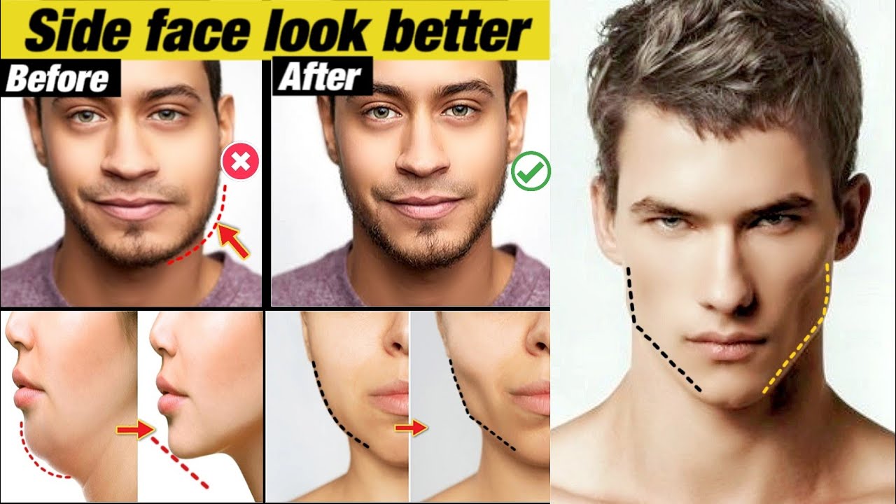 How to make side face look better - YouTube