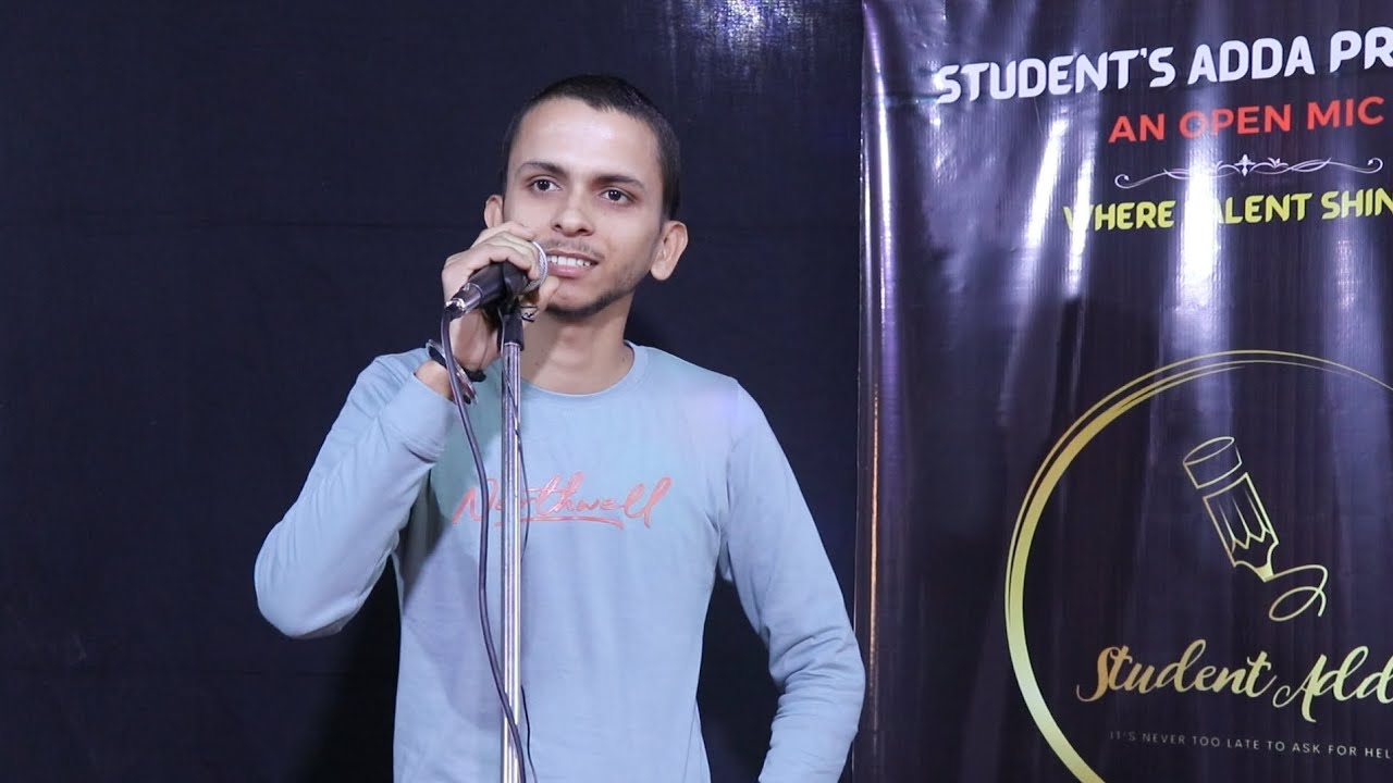 Students Adda Present Open Mic || My First Stand Up Comedy || - YouTube