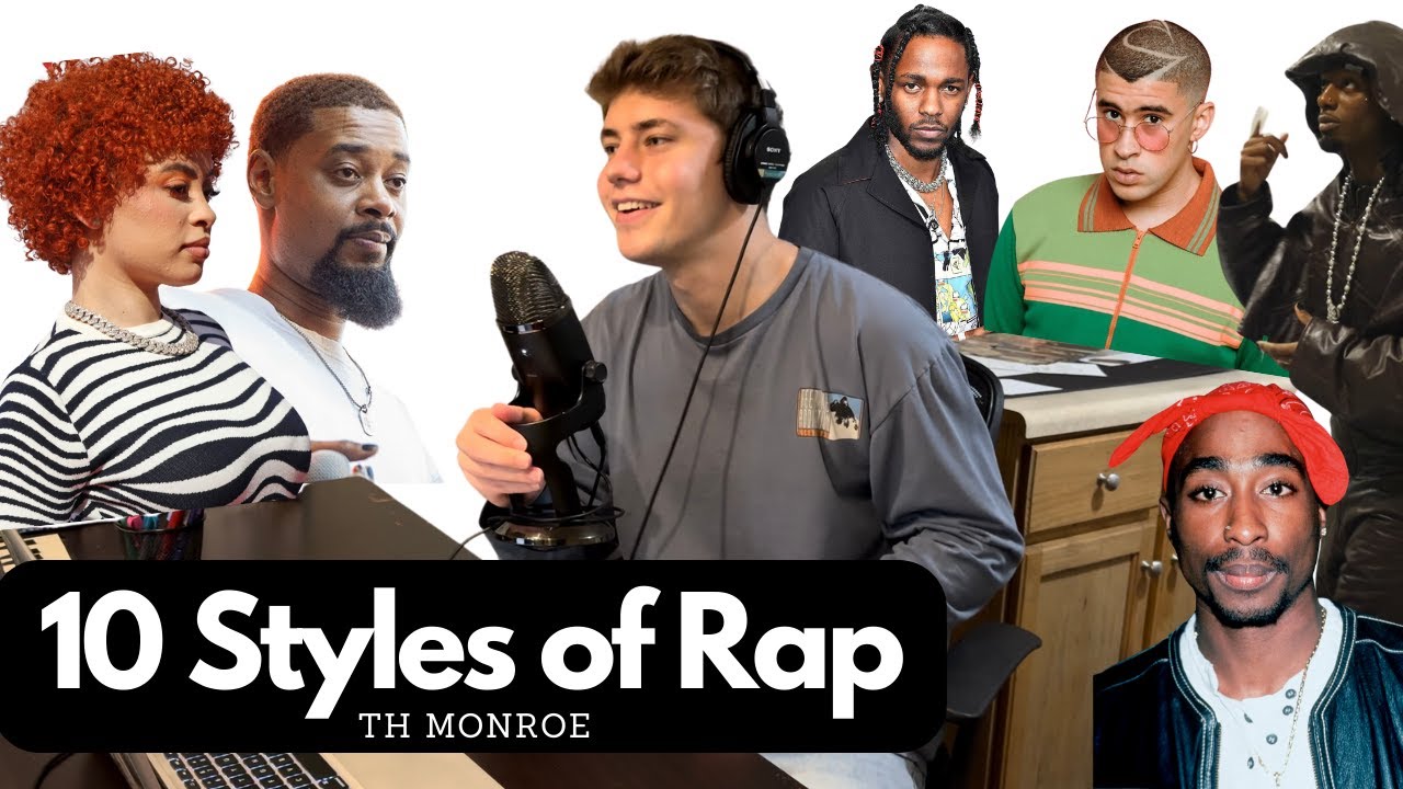 10 Styles of Rap (Ice Spice, Westside Gunn, Bad Bunny) | TH Monroe ...