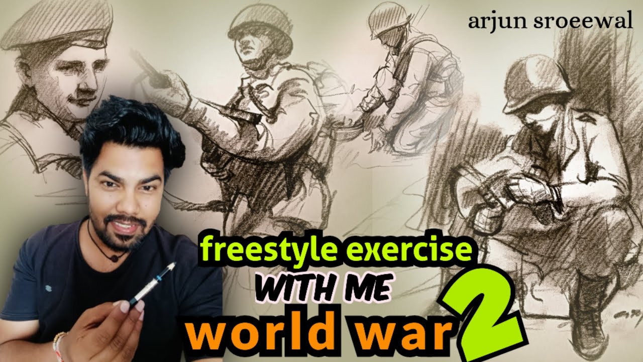 How to draw freehand sketch|| freehand figure drawing tutorial for ...