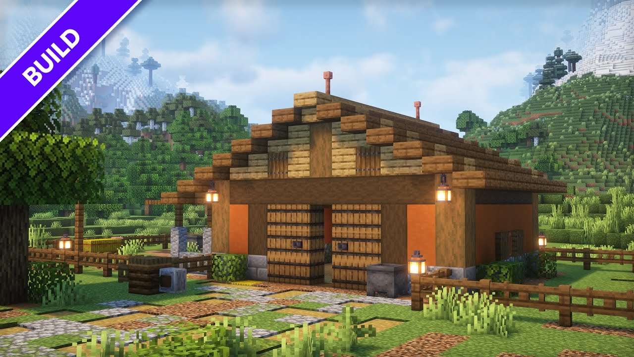 How to Build a Simple Farm Shed - YouTube