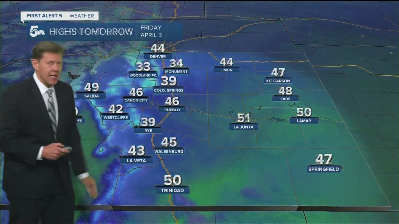 Cold and cloudy weather expected Friday - YouTube