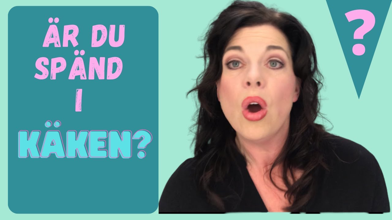 Avspänningsövningar för en spänd käke. - YouTube