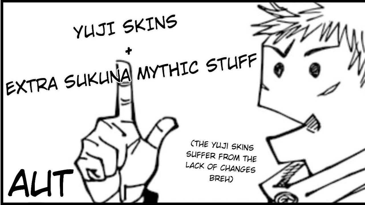 [AUT] Yuji Skins + Extra Sukuna Mythic Stuff - YouTube