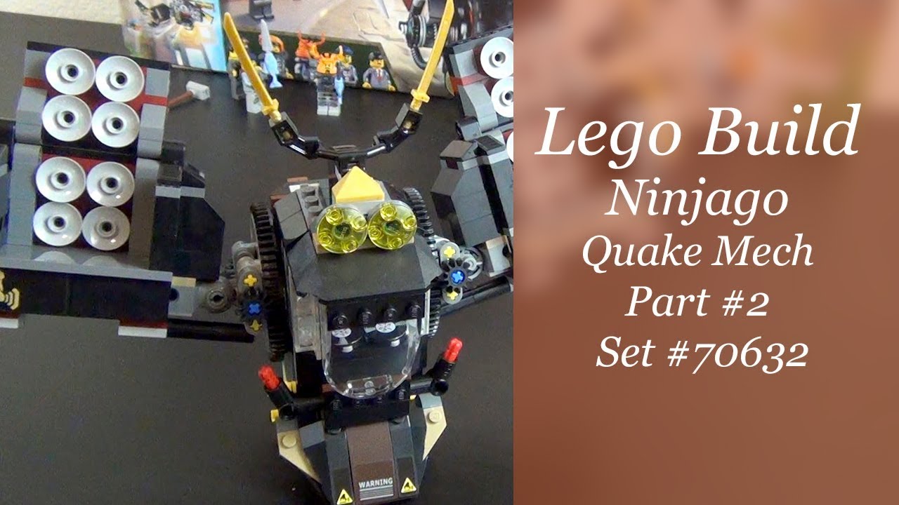LEGO Ninjago Build - Quake Mech Set #70632 - Part 2 - YouTube