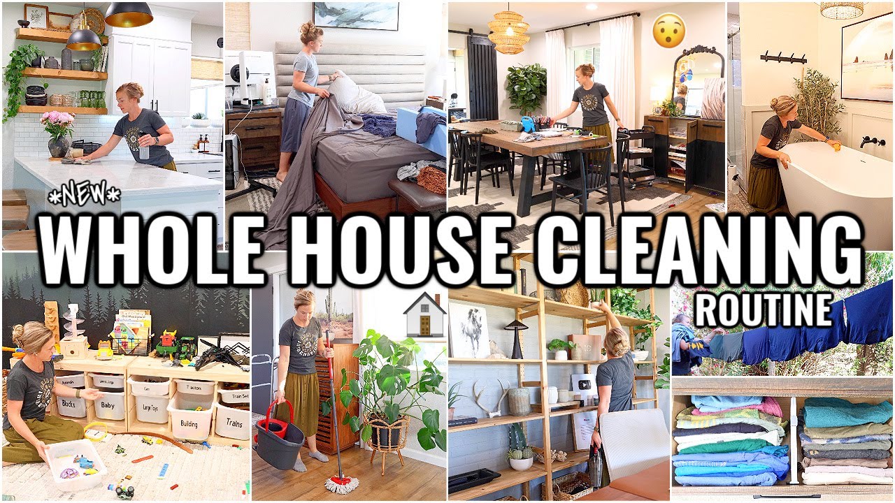 WEEKLY CLEANING ROUTINE!!🏠 WHOLE HOUSE CLEAN WITH ME | 2025 CLEANING ...