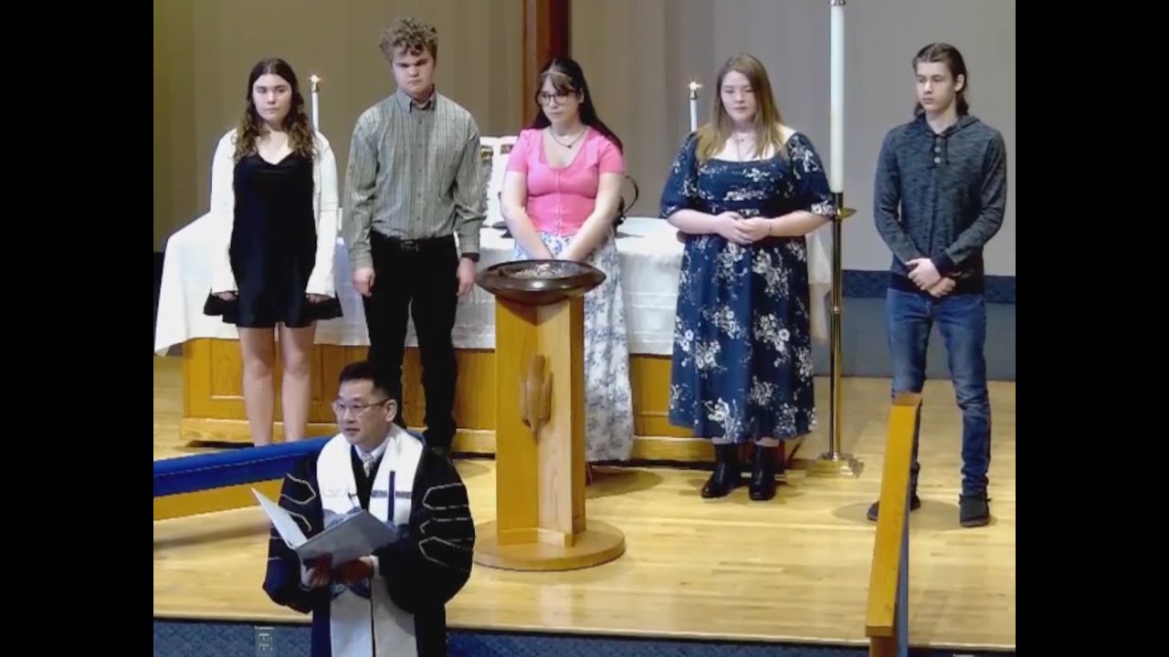 Grace United Church, Sarnia 2024 04 07 - Confirmation Sunday - YouTube