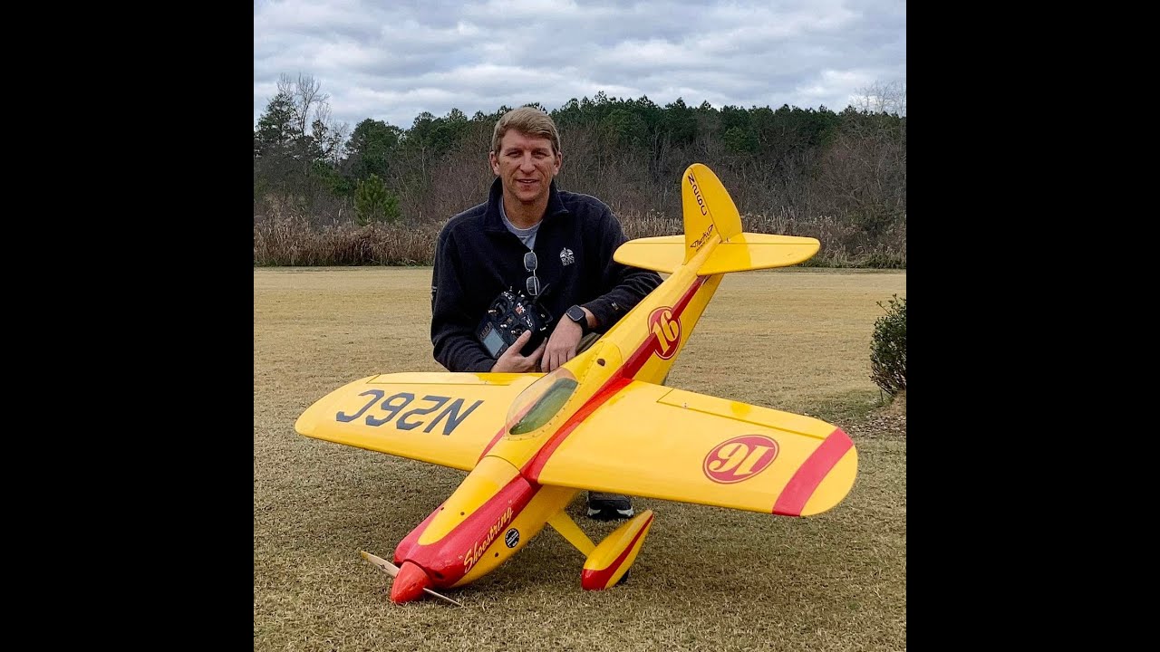 Great Planes Shoestring - Electric Conversion - YouTube