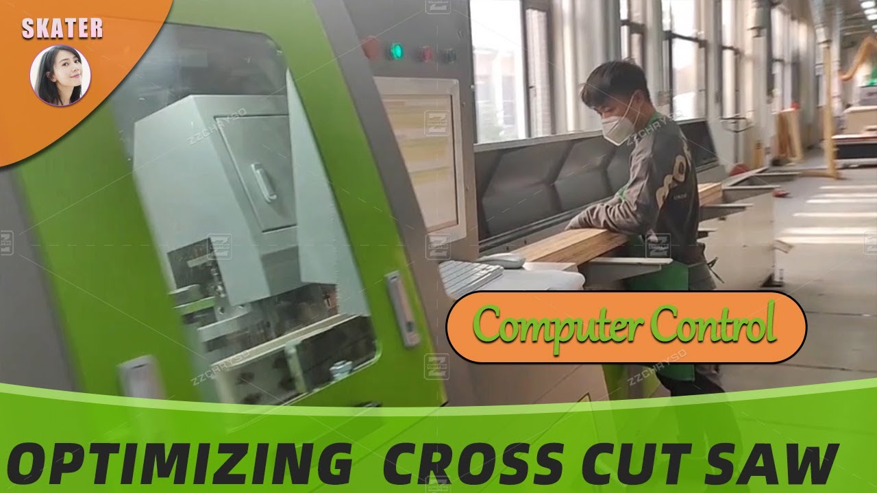 Computer Control Optimizing Cross Cut Saw - YouTube