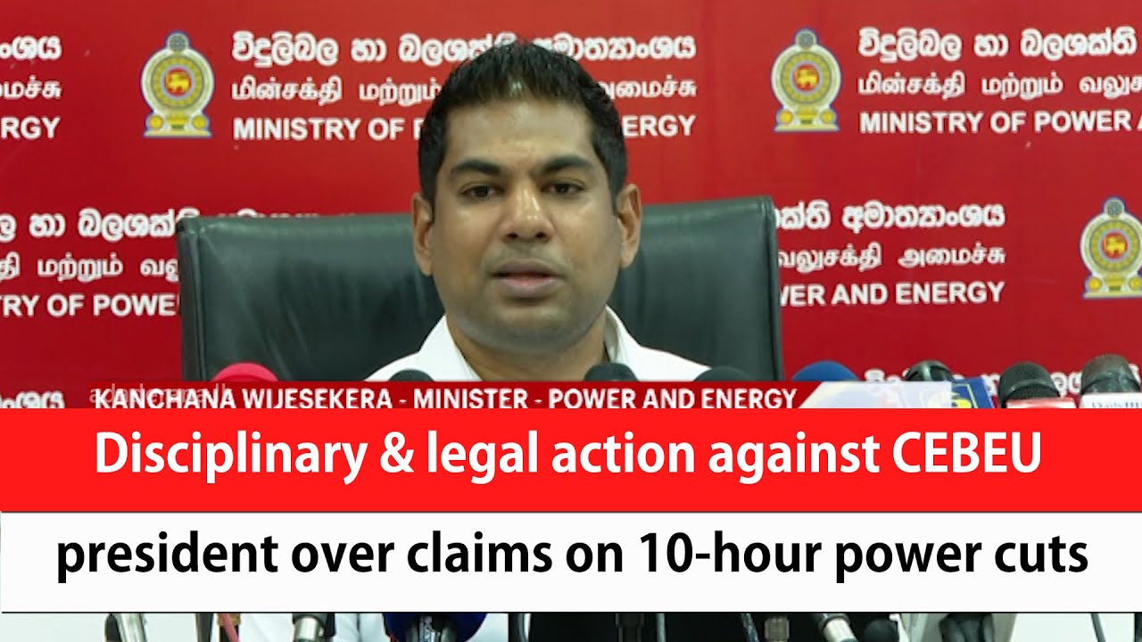 Disciplinary & legal action against CEBEU president over claims on 10 ...