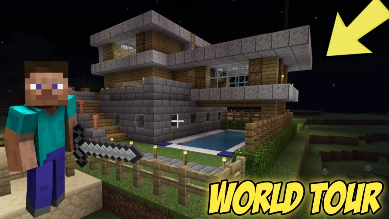 MY MINECRAFT WORLD TOUR!!! - YouTube