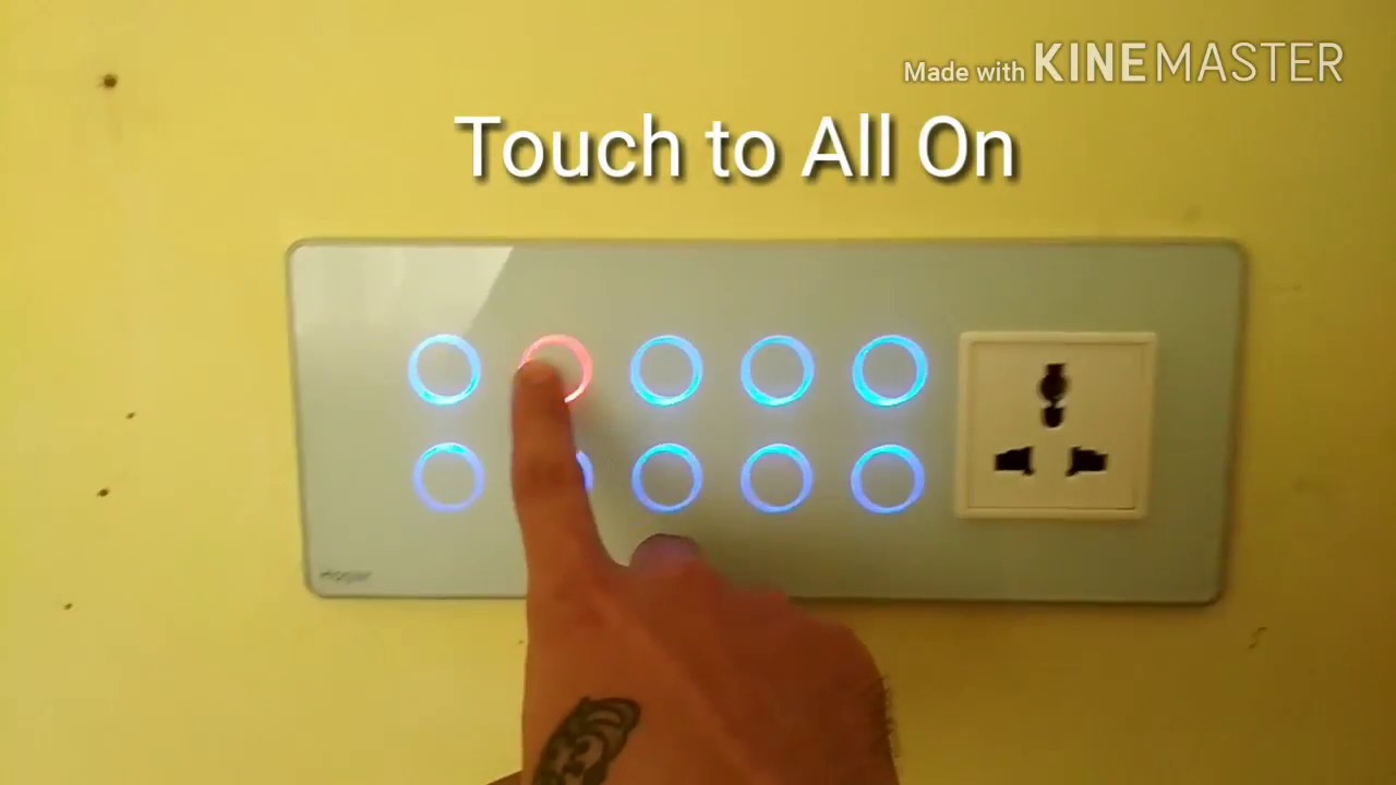 Hogar Control Digital Touch Panel | Pre-Automated Switches with Scene ...