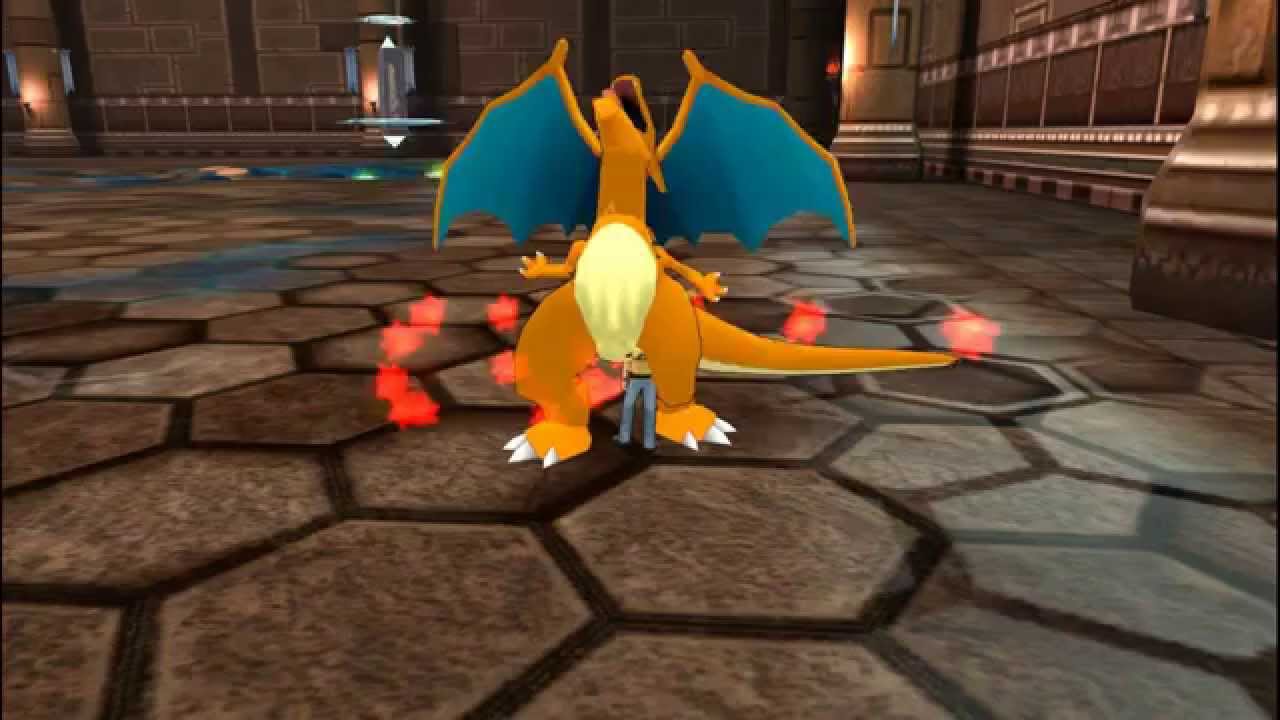 Charizard & Red the pokemon trainer (Digimon masters online) - YouTube