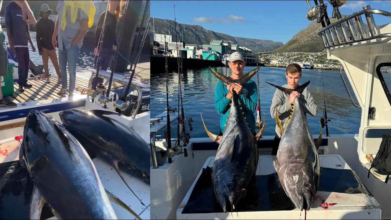 Catching 2 RECORD BREAKING TUNA of the season in South Africa - YouTube
