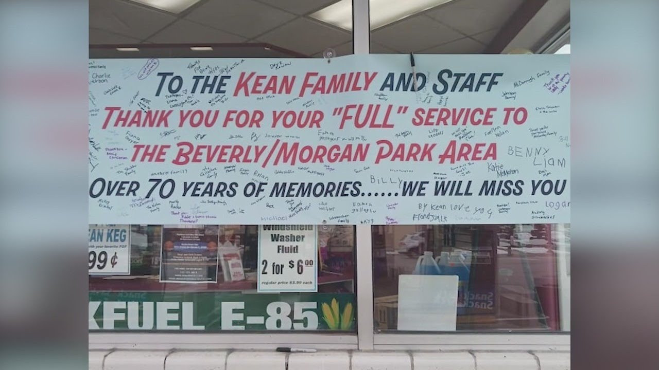 Chicago's longtime full-service gas station bids farewell - YouTube