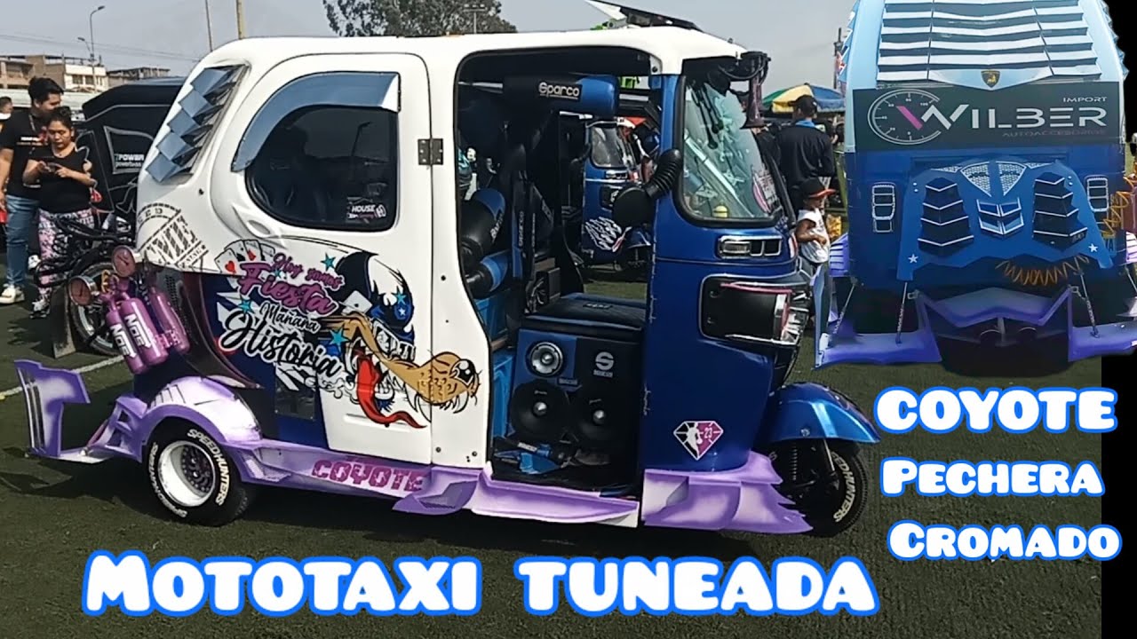 MOTOTAXI TUNEADO AL ESTILO COYOTE - YouTube