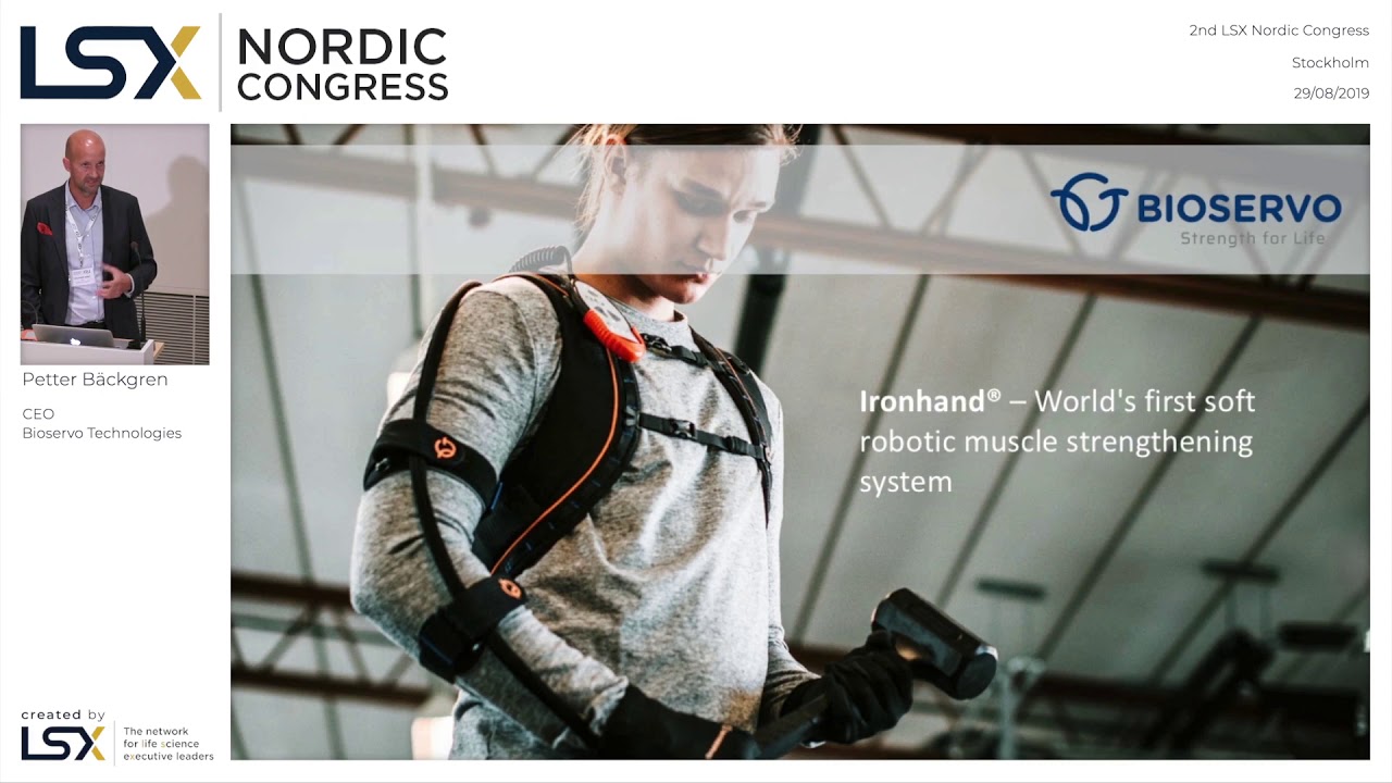 LSX Nordic Congress 2019 Presentations - Bioservo Technologies - YouTube