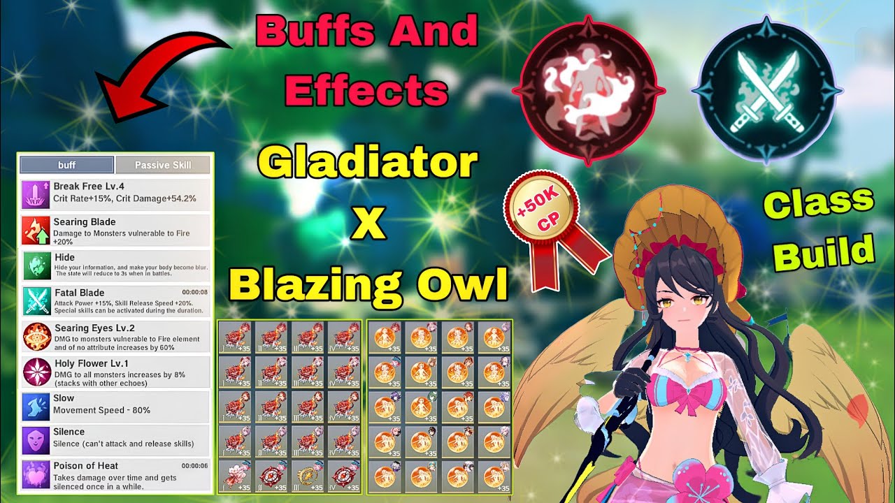 Blazing Owl x Gladiator , Class Build ⚔️ | Neverland 🔥 - YouTube
