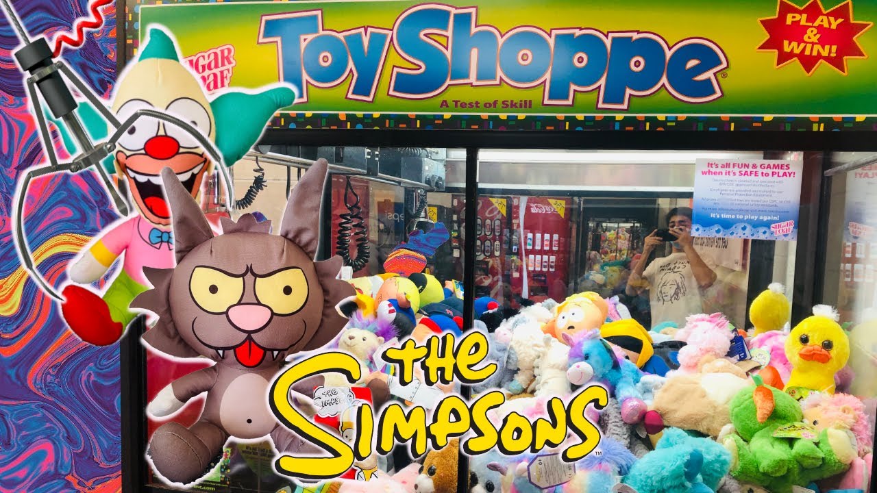The Simpsons Claw Machine Wins at Walmart | Strange Claw Wins - YouTube