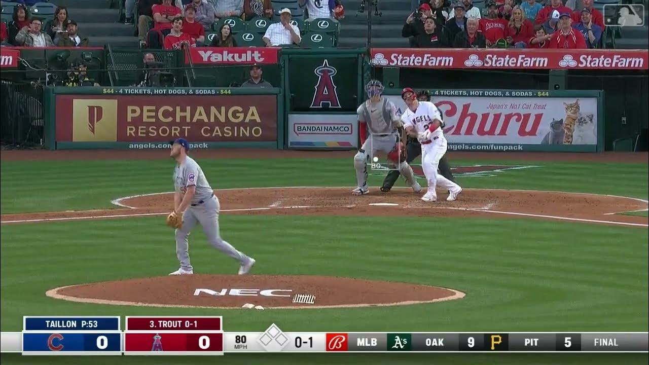 【2023MLB】神鱒Mike Trout敲本季第14轟！助天使1:0打破僵局 - YouTube