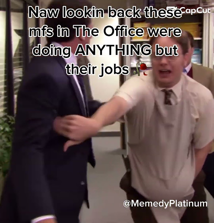 Naw lookin back these mfs in the Office were doing ANYTHING but their jobs 🥀 #theoffice - YouTube