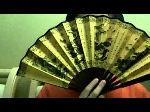 Tutorial:How to open your Chinese Fan - YouTube