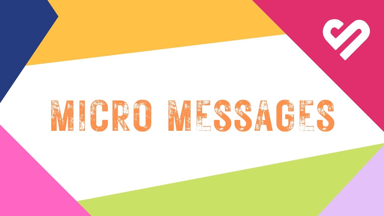Sunday 2nd April // Micro Messages - YouTube