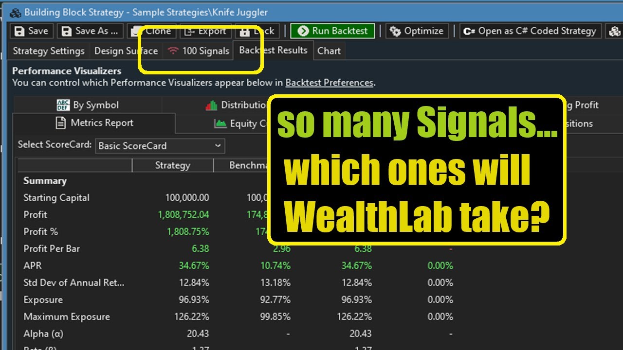 WealthLab Key Concepts - Transaction Weight - YouTube