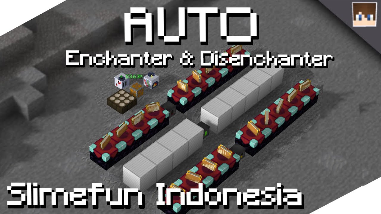 MINECRAFT SLIMEFUN INDONESIA : AUTO ENCHANTER & DISENCHANTER (04) - YouTube