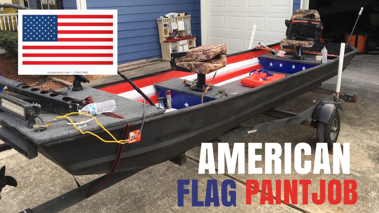 Jon Boat Modification | AMERICAN FLAG - YouTube