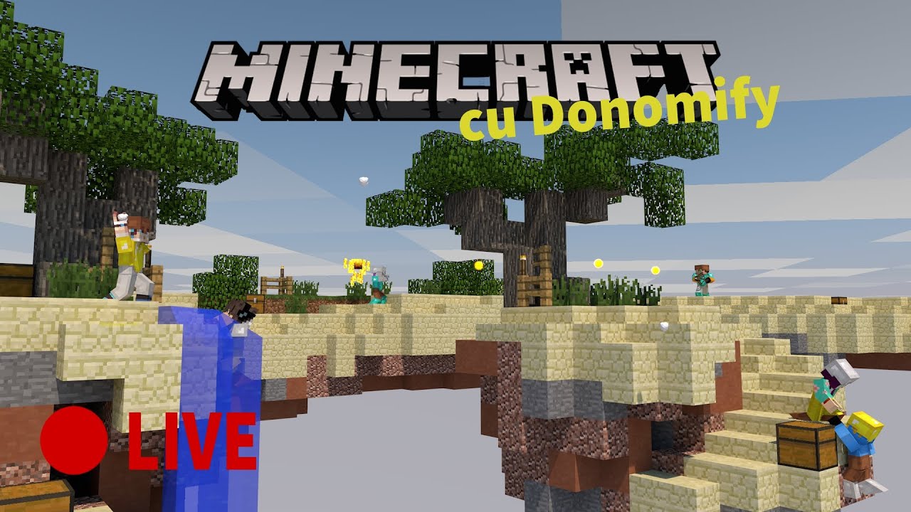 Minecraft Live | Jucam cu Donomify - YouTube