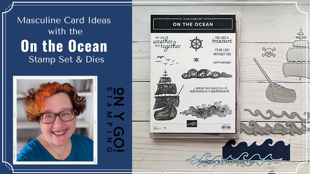Make Masculine Cards with the On the Ocean Stamp Set and Dies from ...