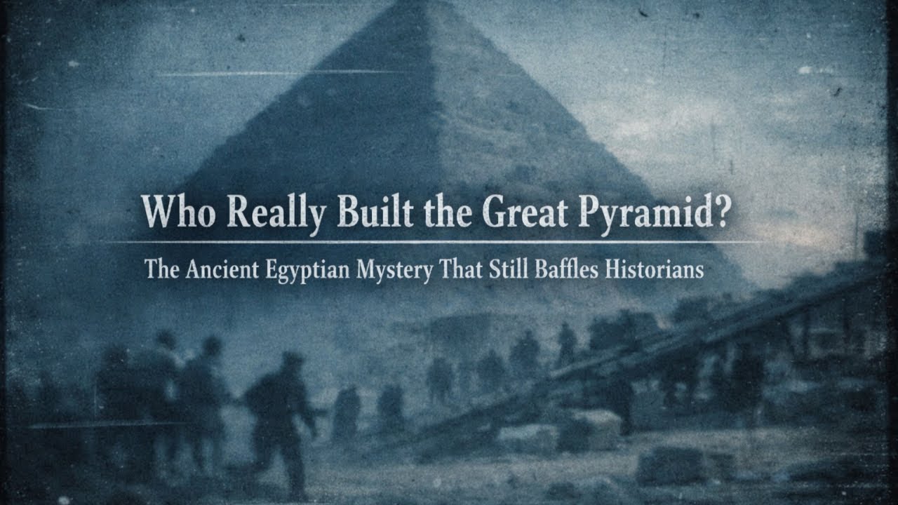 Who Really Built the Great Pyramid? The Ancient Egyptian Mystery That ...