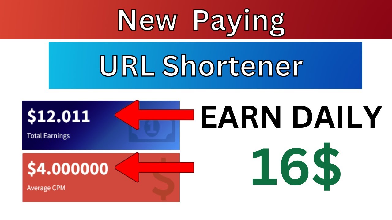 New Paying URL Shortener | 16$ Daily | Make Money Online In Pakistan ...