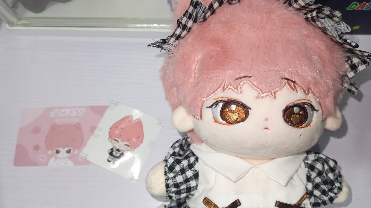 Unboxing ENHYPEN Sunoo 20cm Doll (Pink Dooonuu) - YouTube