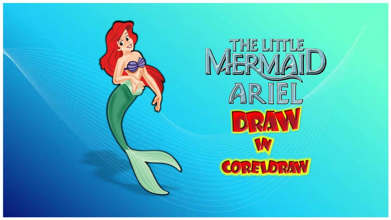 How To Draw Ariel | The Little Mermaid | Disney | Cute Easy Step By ...
