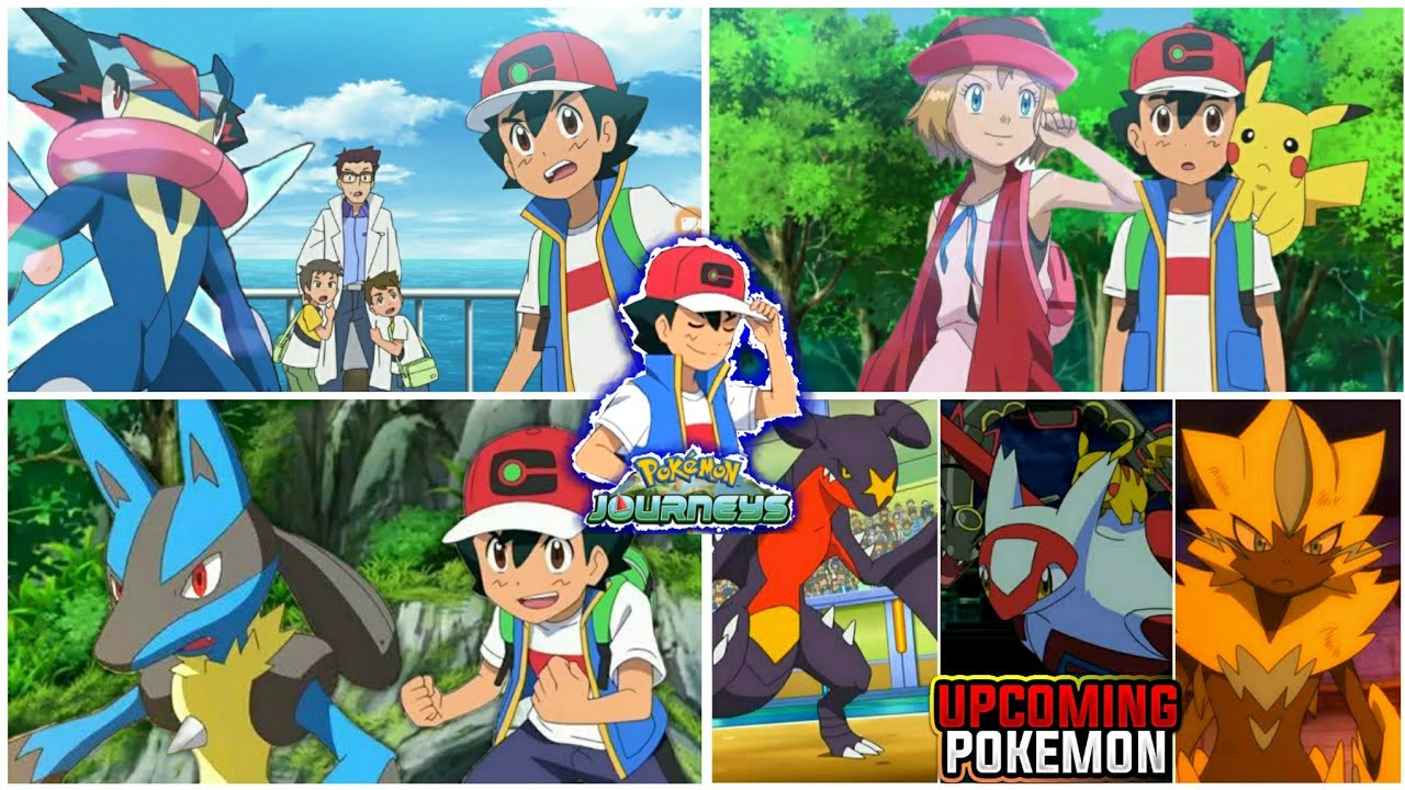 🔥Ash Greninja Return | Sarena Return | Riolu Evolve | Charizard Return ...