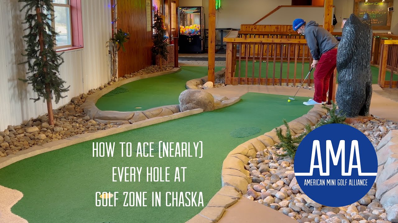 How to Hole-in-One (Nearly) Every Hole at Golf Zone - YouTube