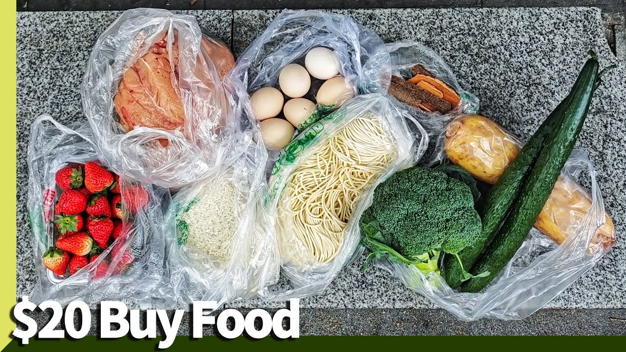 CHEAP food shopping at local street market in Yulin, Chengdu (food ...