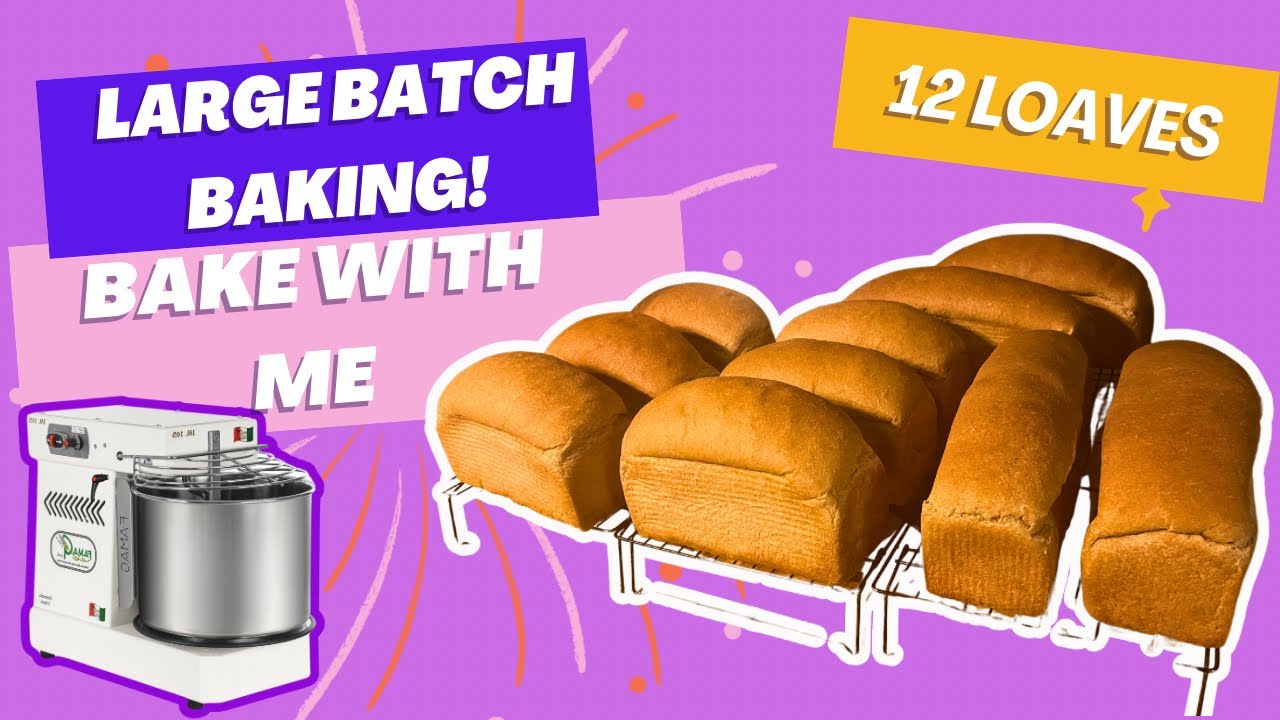 Bake with me! Large batch baking with Famag IM10 - YouTube