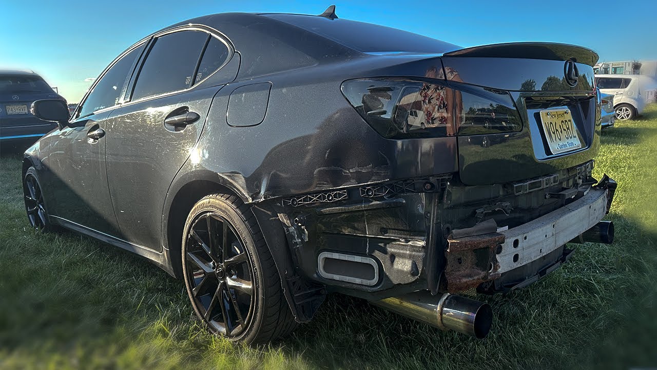 Is the Lexus IS 350 Totaled? Intense Car Build *Accident Update - YouTube