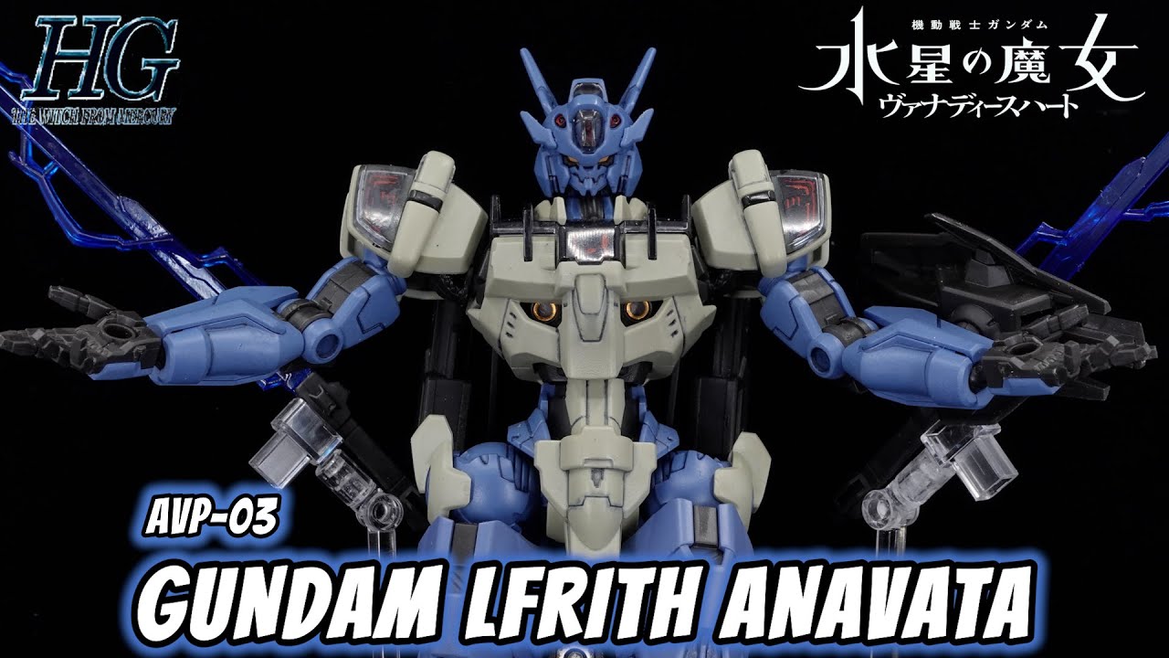 P-Bandai HG Gundam Lfrith Anavata Review | Gundam The Witch from ...