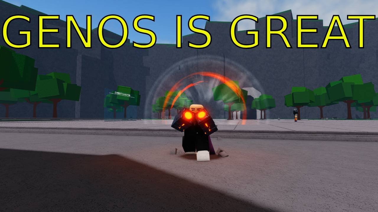GENOS IS NOT USED BUT GREAT In Roblox The Strongest Battlegrounds - YouTube