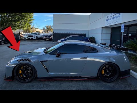 Nardo Gray Nismo GT-R 2020 CF Fenders! - YouTube