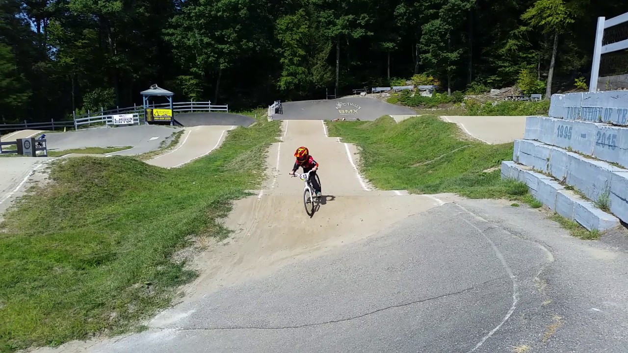 One of my daughter's practicing at foothills bmx - YouTube