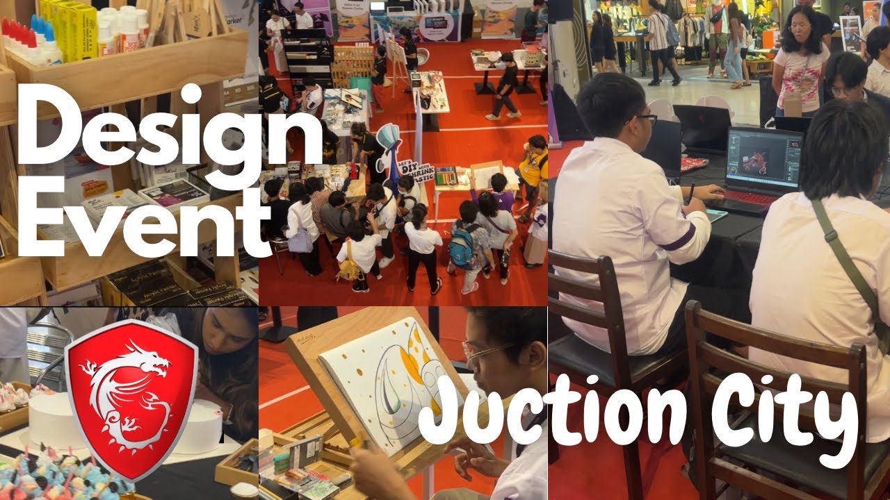 Junction city မှာလုပ်သွားတဲ့ Art, craft & Design event | MSi | Graphics design @geekmyanmar ...