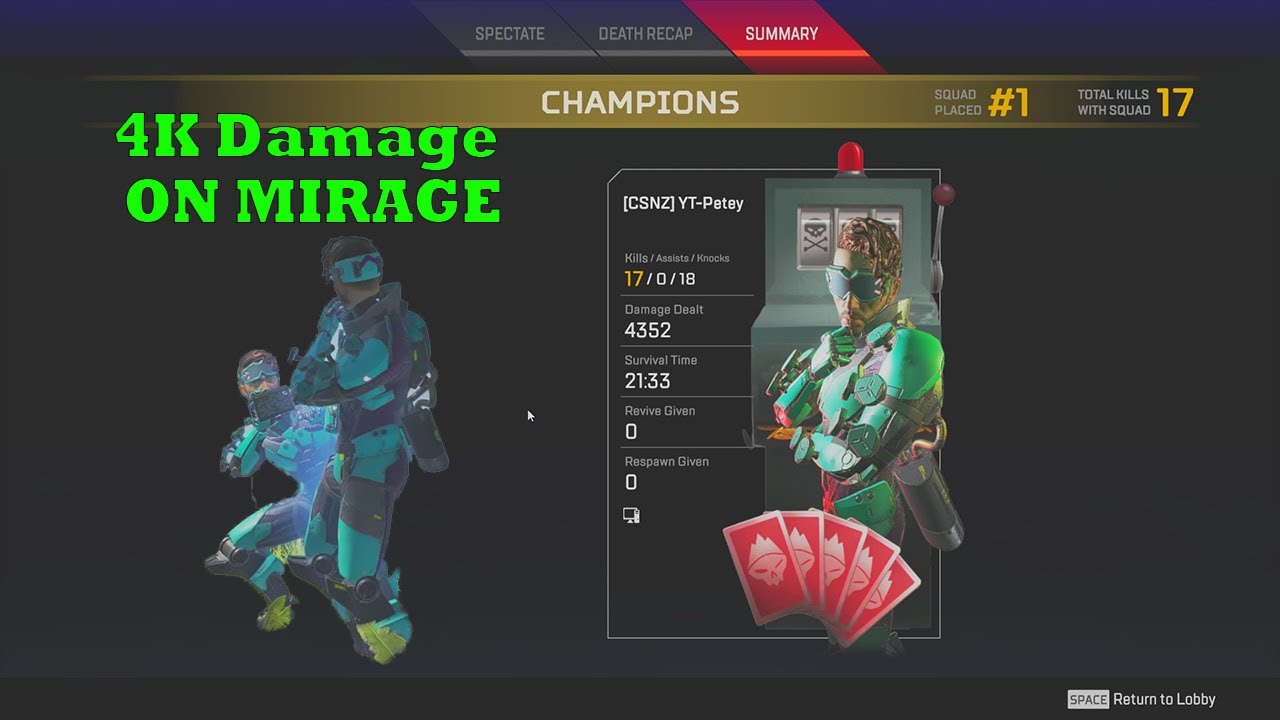 4K Damage On Mirage - YouTube